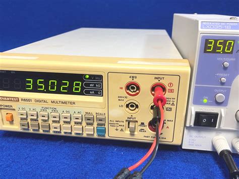 R6551デジタルマルチメータ｜中古測定器のアイジー