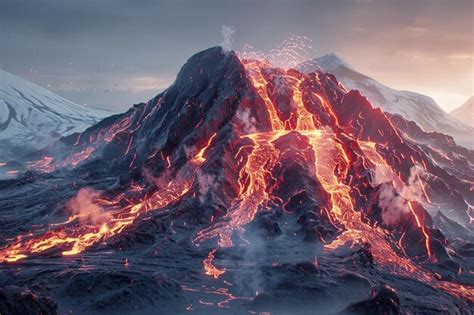 Premium Photo Journey Into The Heart Of Volcanic Research As Exp