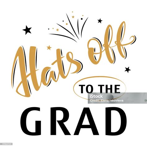 졸업생에게 모자를 씁니다 별과 불꽃 놀이가있는 인사말 편지 기호 졸업 파티 축하 행사 카드를위한 축하 벡터 배너 대학 학교 아카데미 졸업생 기호 2022년에 대한 스톡 벡터