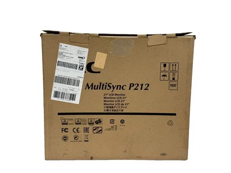New Nec P212 Bk Multisync 21 Lcd Monitor P212 Sb Industrial Supply Inc