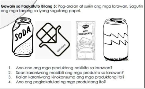 SOLVED Pag Aralan At Surrin Ang Mga Larawan Sagutin Ang Mga Tanong Sa