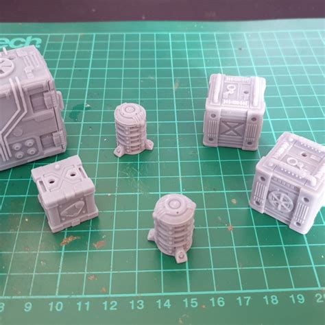 3d Print Of Dieselpunk Terrain Dieselpunk Collection By Gpemby86