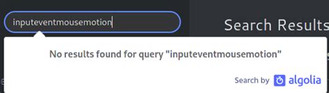 Sphinx Search Not Working As Expected · Issue 5000 · Godotenginegodot Docs · Github