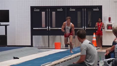 Allan Bower Vault 2018 World Team Selection Camp Day 1 YouTube