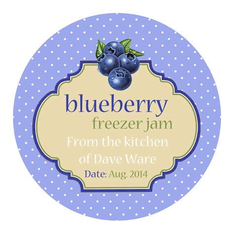 Labels For Home Made Raspberry Freezer Jam Katewares