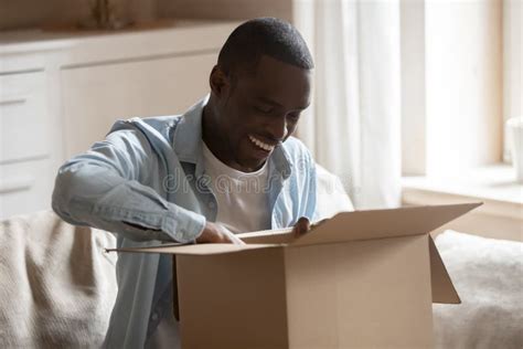 Unpack Package And Open Parcel When Online Shopping And Good Delivery
