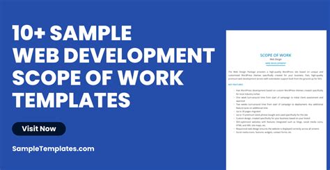 Free 10 Web Development Scope Of Work Samples In Pdf Doc