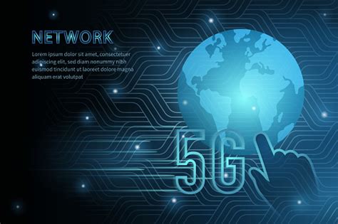 5g 기술 글로벌 지구 형상 크로스 프레임 라인 벡터 미래 그림 템플릿 배경 빛나는 점 5g에 대한 스톡 벡터 아트 및 기타