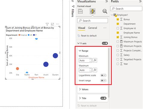 Power Bi Format Scatter Chart Geeksforgeeks