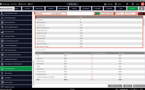 Reports Terminal Summary