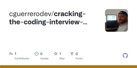 Github Cguerrerodevcracking The Coding Interview Solutions