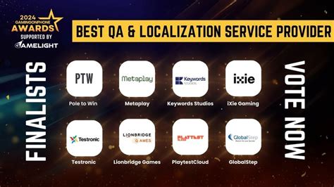 Best Qa And Localization Service Provider Of The Year Lionbridge Games
