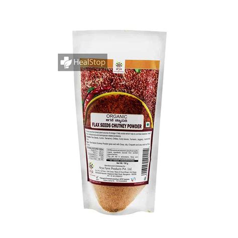 Buy Arya Organic Flaxseed Chutney Powder Online Vaer Organic