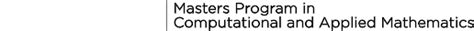 Courses And Requirements Masters Program In Computational And Applied