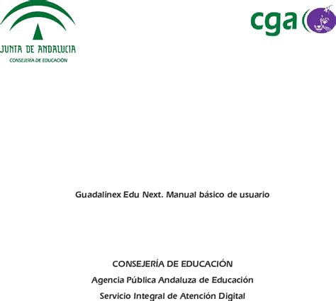 Guadalinex Edu Next Manual Básico De Usuario Next