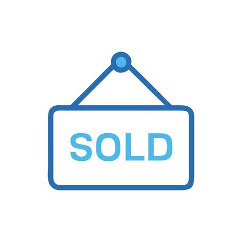 Unique Sold Sign Icon For Listings 57080020 Vector Art At Vecteezy
