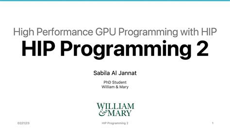 Amd Hip Tutorial 4 1 Hip Function Type Qualifiers Youtube