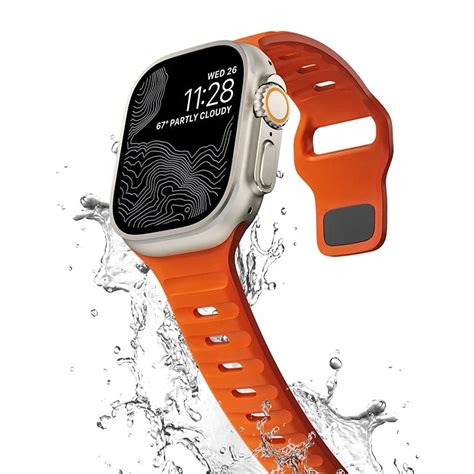 Мягкий силиконовый ремешок для Apple Watch Band Ultra 49 мм 45 мм 44 мм ...