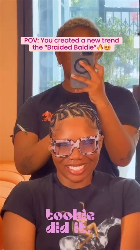 Voiceofhair ®️ Something Different The Braided Baldie😍 Tookiedidit