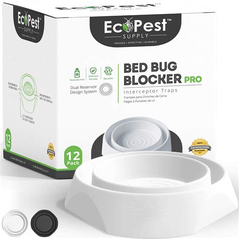 Buy Ecopest Bed Bug Interceptors 12 Pack Bed Bug Blocker Pro