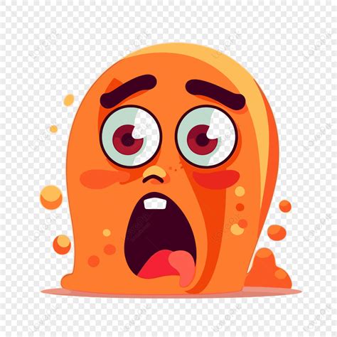 놀란 얼굴 벡터만화클립 아트상표 Png 일러스트 무료 다운로드 Lovepik