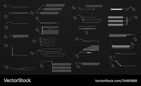 Modern Ui Callout Headers Royalty Free Vector Image