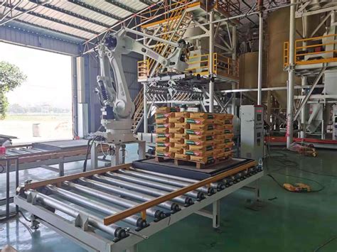 multi function packaging line palletizing robot industrial arm palletizing system new china