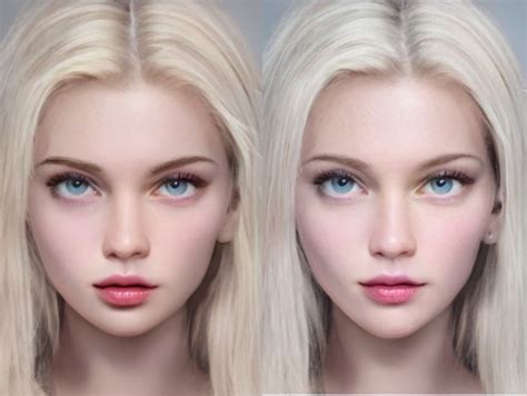 Fleur And Gabrielle Delacour Blonde Hair Blue Eyes Female Hair