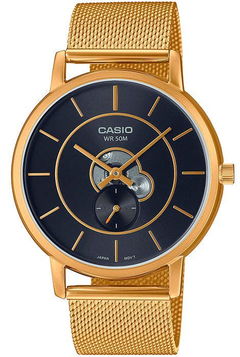 Мужские кварцевые наручные часы Casio Mtp B130mg 1a с браслетом миланского плетения купить с