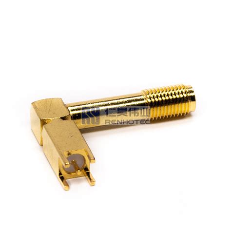 Coaxial Connector Sma Straight Jack Male Pin Crimp Cable Type 50 Ohm