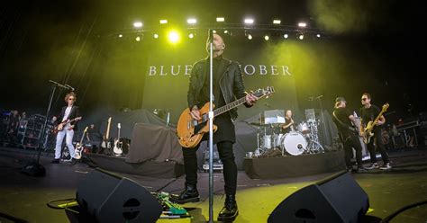 Blue October Performing At The Cynthia Woods Mitchell Pavilion In The
