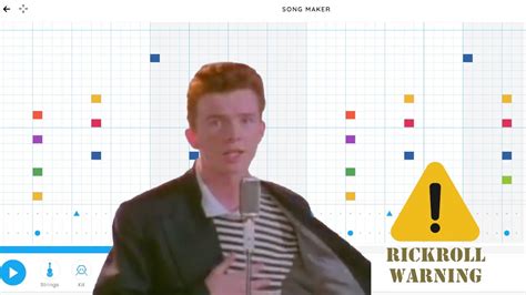 You Got Rick Rolled But In Chrome Music Lab Youtube