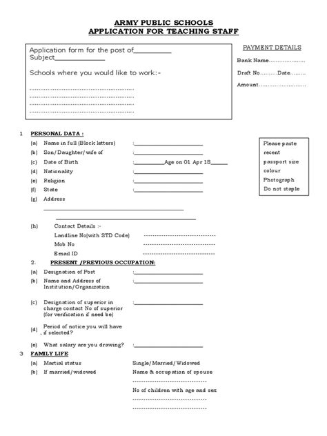 Application Form Csb Pdf Behavior Modification