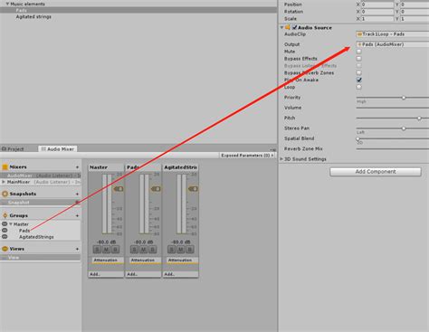 Unity音效audiomixer的使用 Huanblog
