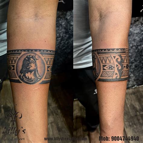Shiva Band Tattoo By Deepak Vetal At Lillyss Fine Tattoos In 2023