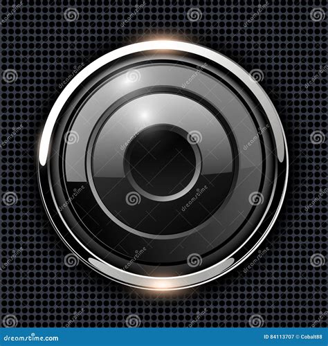 Buttons Shiny Metallic Stock Vector Illustration Of Metallic 84113707