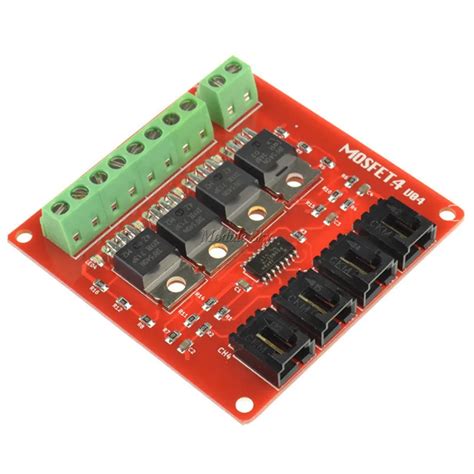 Four Channel 4 Route MOSFET Button IRF540 V4 0 MOSFET Switch Module