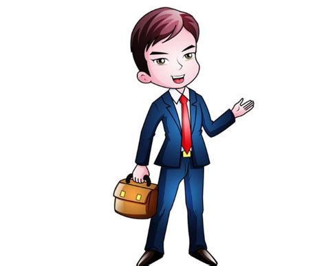 公司销售员简笔画 简笔画图片大全 普车都