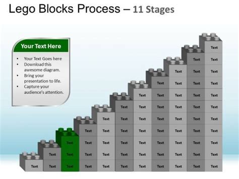 PowerPoint Slidelayout Download Lego Blocks Ppt Design Slides