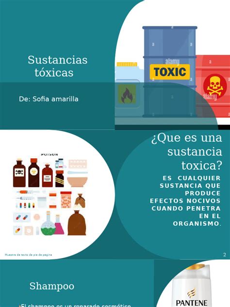 Sustancias Tóxicas Pdf