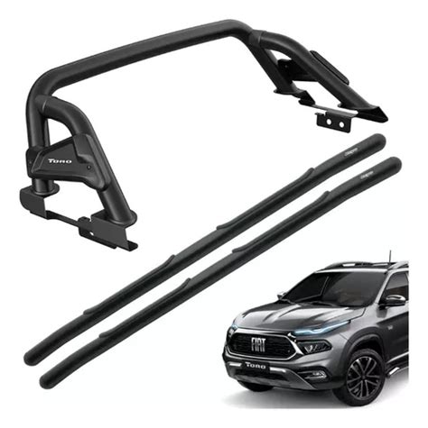 Santo Antônio E Estribo Tipo Original Bepo Preto Fiat Toro