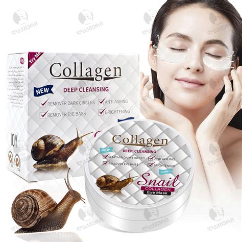 ლოკოკინას თვალის პაჩები Snail Collagen Yey Mask Tvalis Pachi