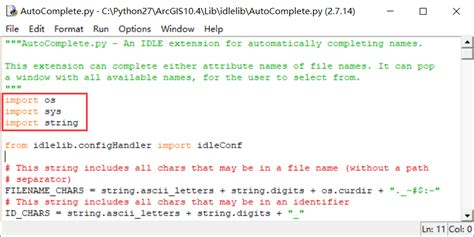 Python Idle Lqqgis