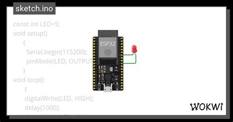 Wokwi Online ESP32 STM32 Arduino Simulator