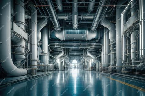Premium Photo Inside A Nuclear Reactor In A Power Plant Or Science
