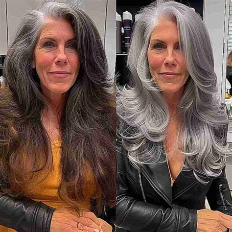 27 Gorgeous Ways Older Women Are Coloring Gray Hair