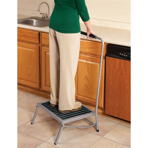 Extra Wide Folding Step Stool With Handle 8 Stool