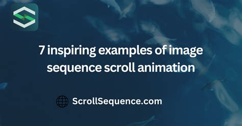 7 inspiring examples of image sequence scroll animation