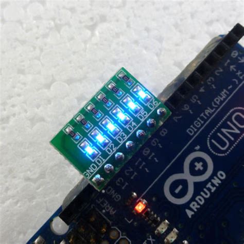 Arduino Display Kit 6 Bit Blue Led Module Board For Uno Mega2560 Avr