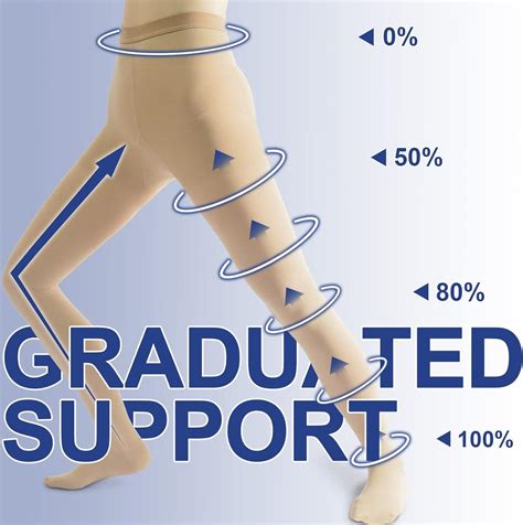 Beister Medical Compression Pantyhose 20 30mmhg Graduated Support